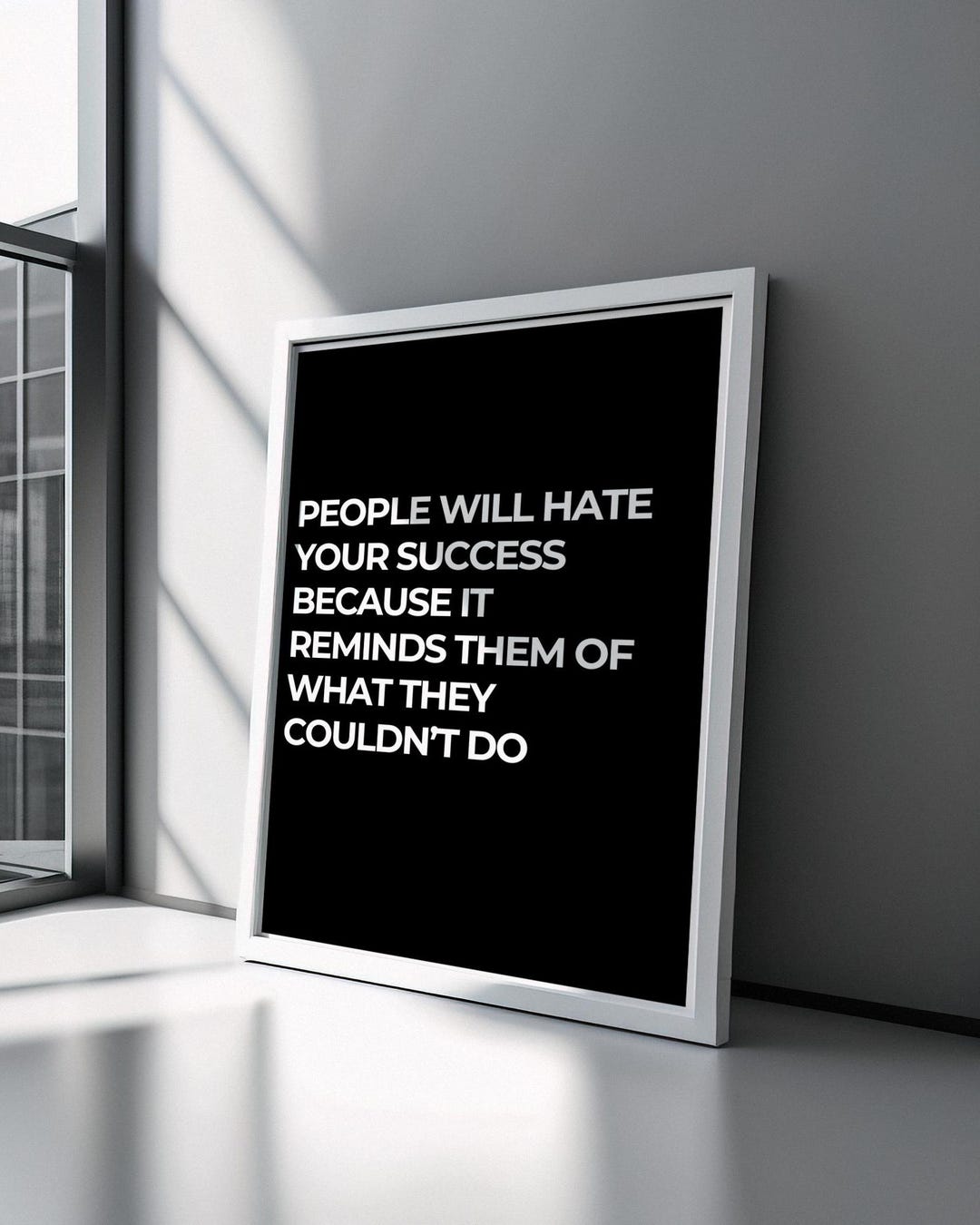People Will Hate | Mindset Wall Art | Motivational Quote Print ...