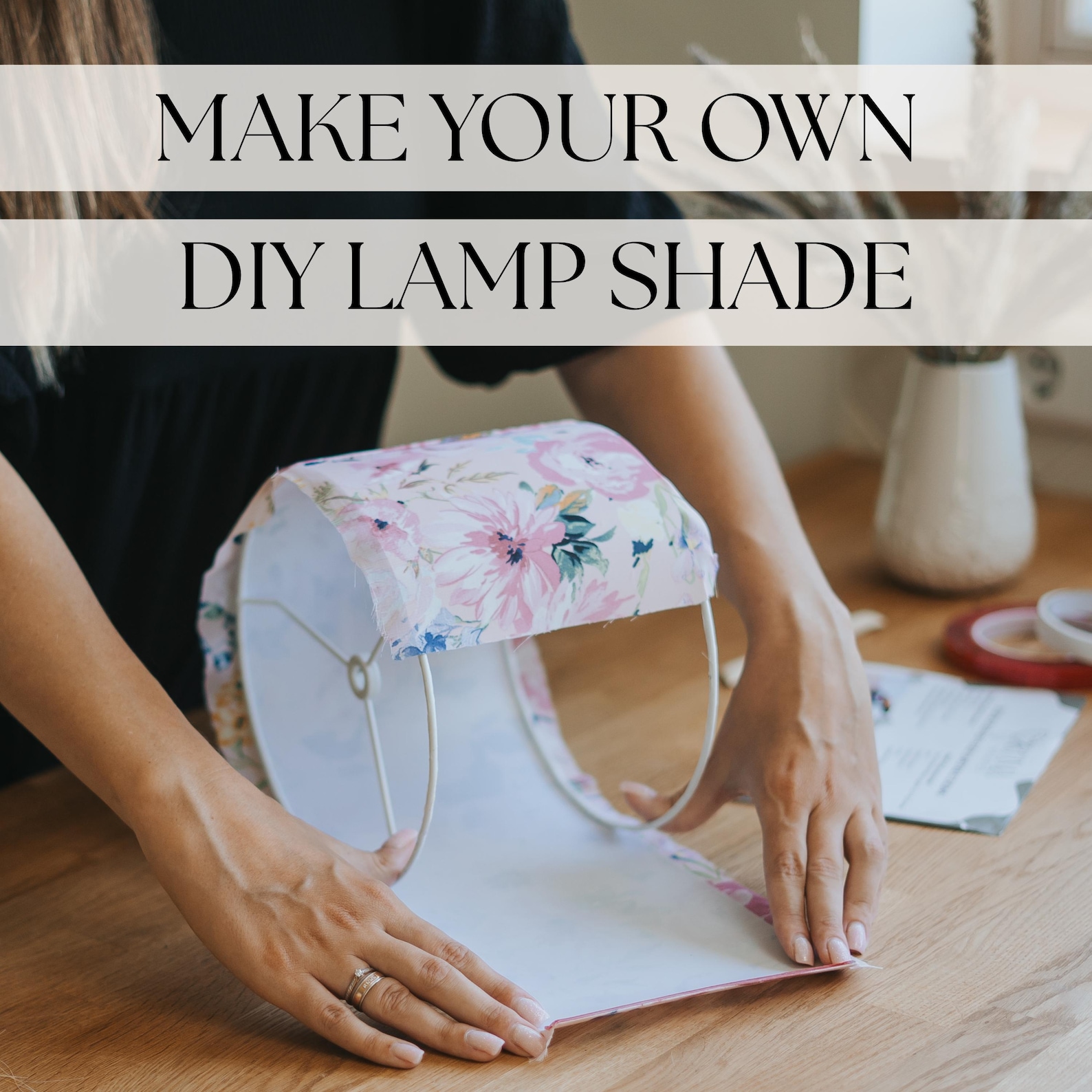 DIY Lampshade Kit(white) – Make Your Own Lamp Shade – 12