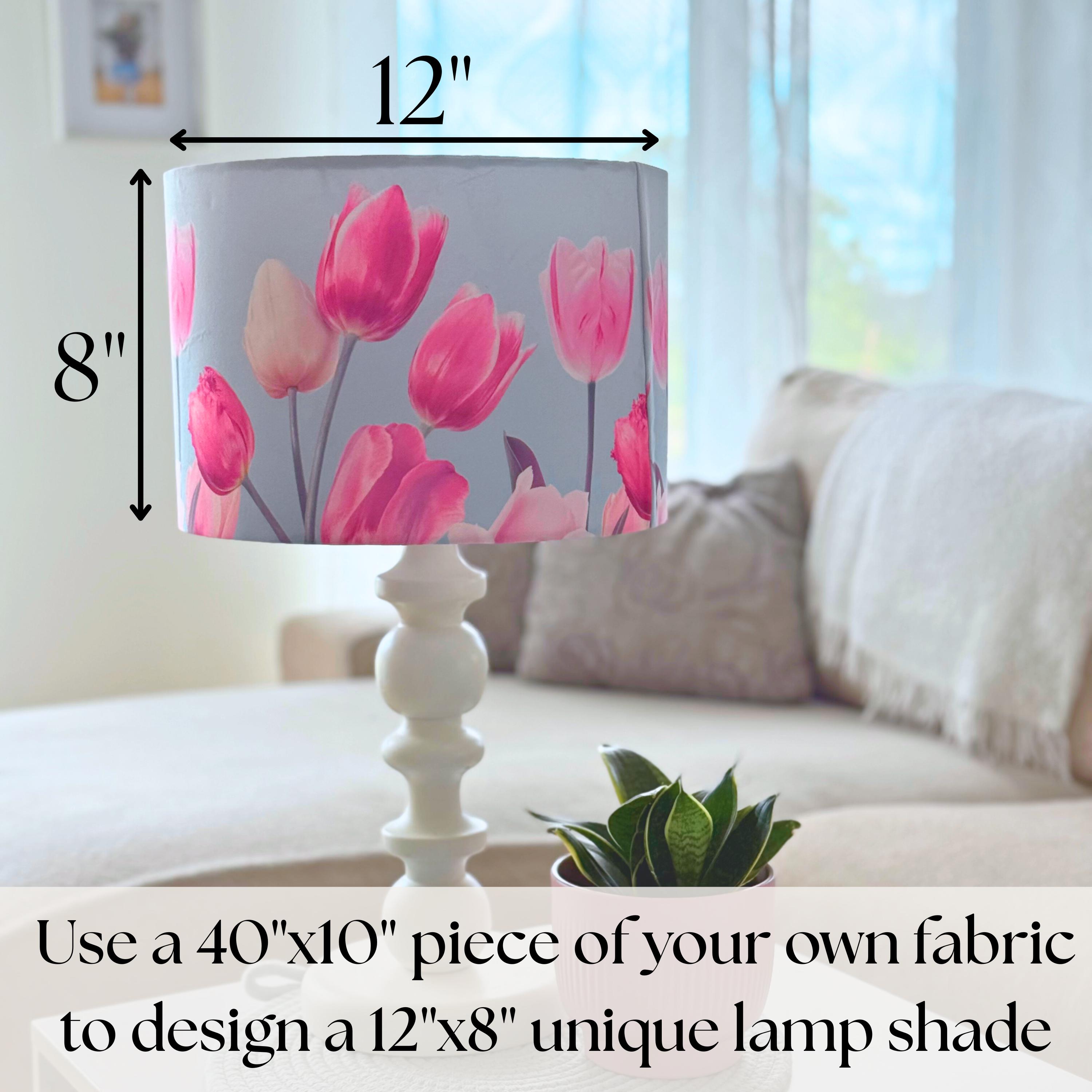 DIY Lampshade Kit(white) – Make Your Own Lamp Shade – 12
