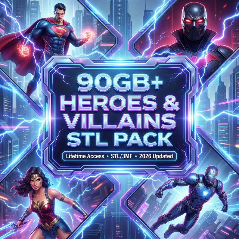 500,000+ 3D Print STL Mega Bundle - 75+ Categories, Model Files for 3D ...