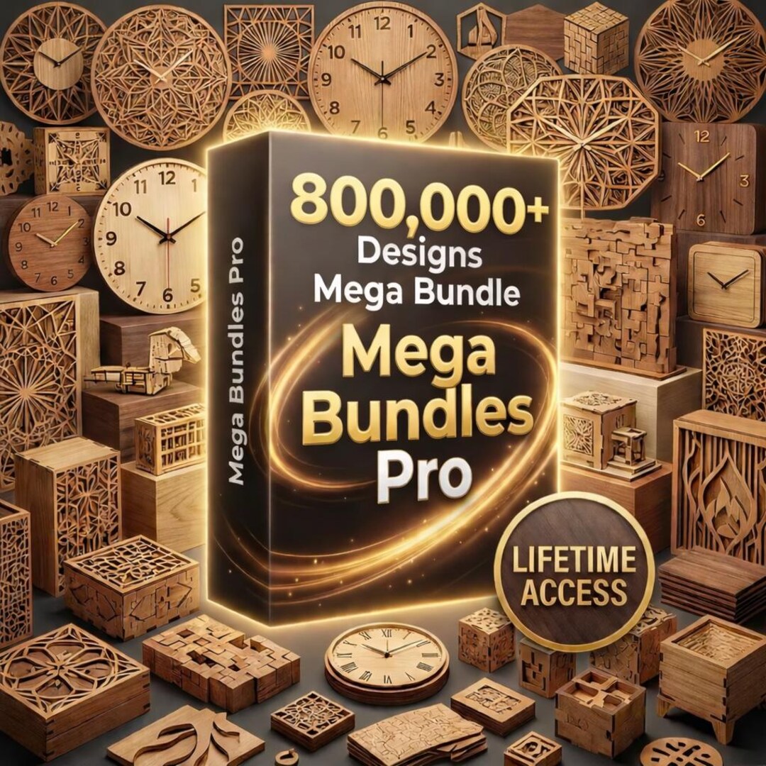 800,000+ Laser Cut Designs Bundle (svg, Dxf, Ai, Pdf Files) - Etsy