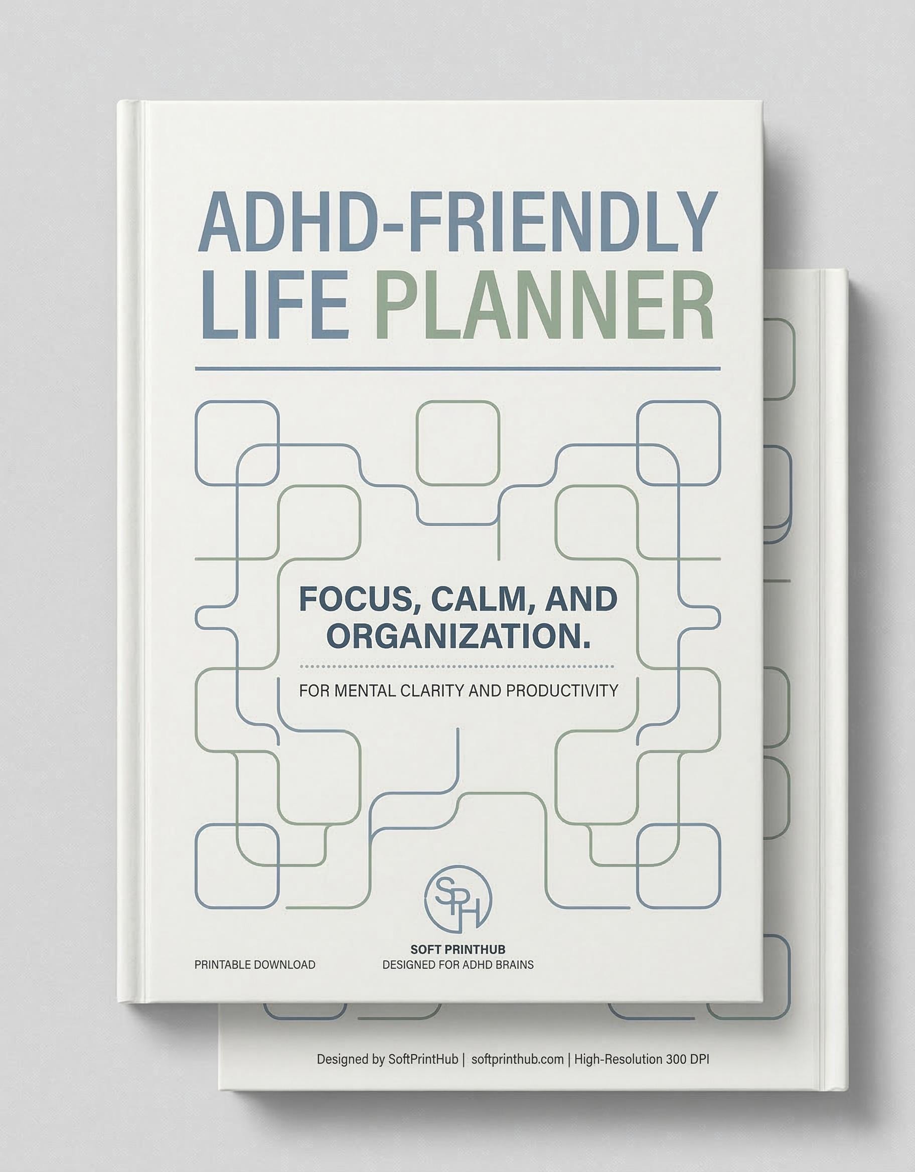 ADHD Life Planner, Minimalist Schedule, Focus Pages (digital Download ...