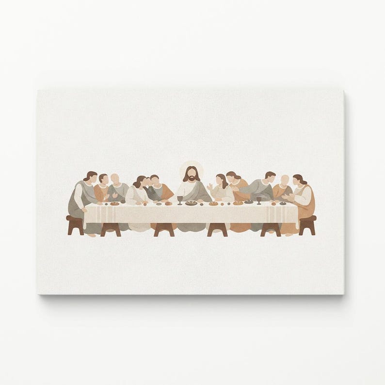 The Last Supper, Christian Artful Wall Art, Artful Christian Print ...