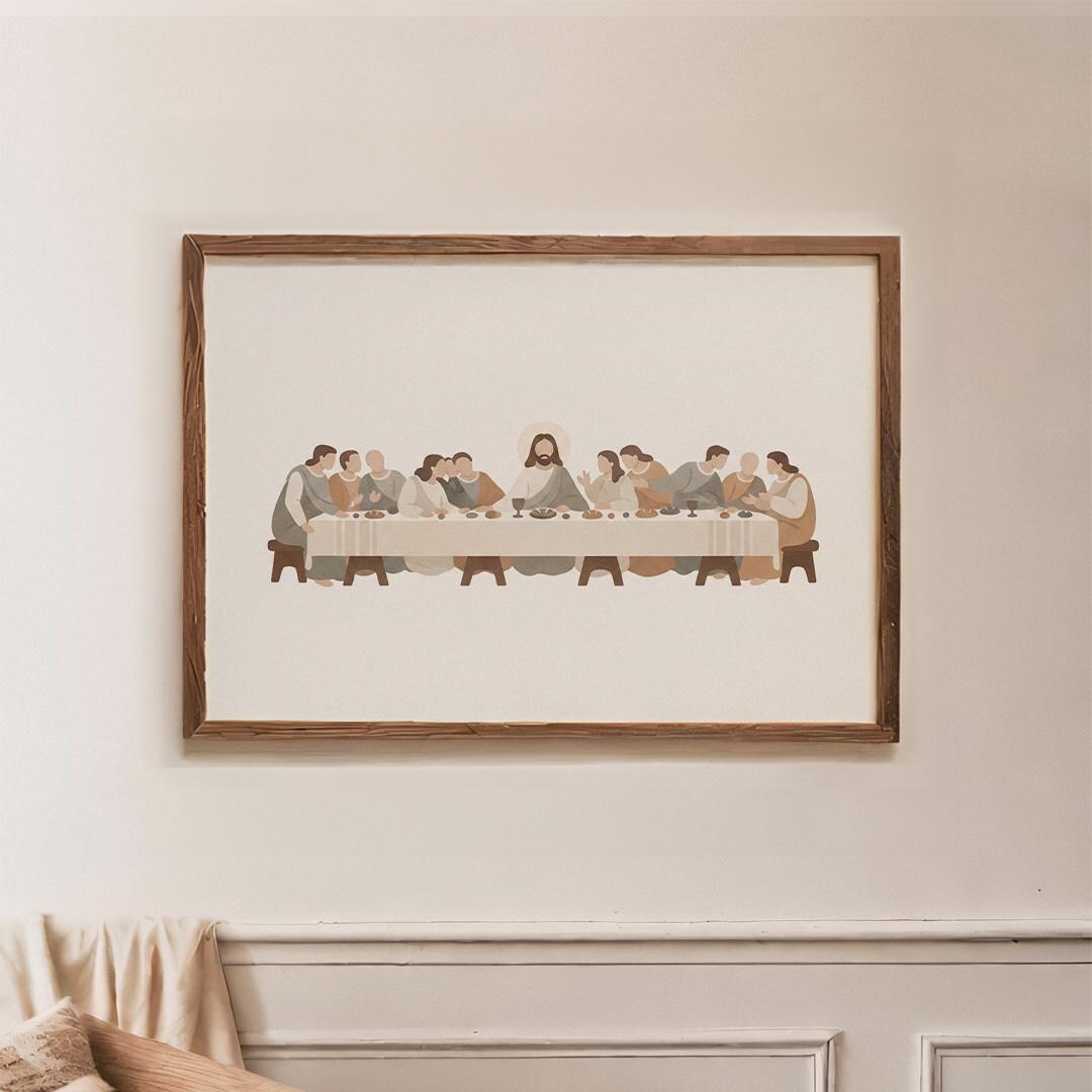 The Last Supper, Christian Artful Wall Art, Artful Christian Print ...
