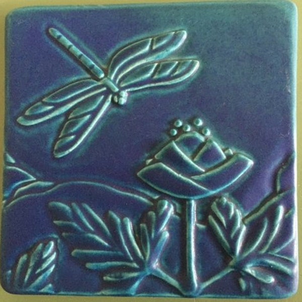 Dragonfly Tile - Etsy
