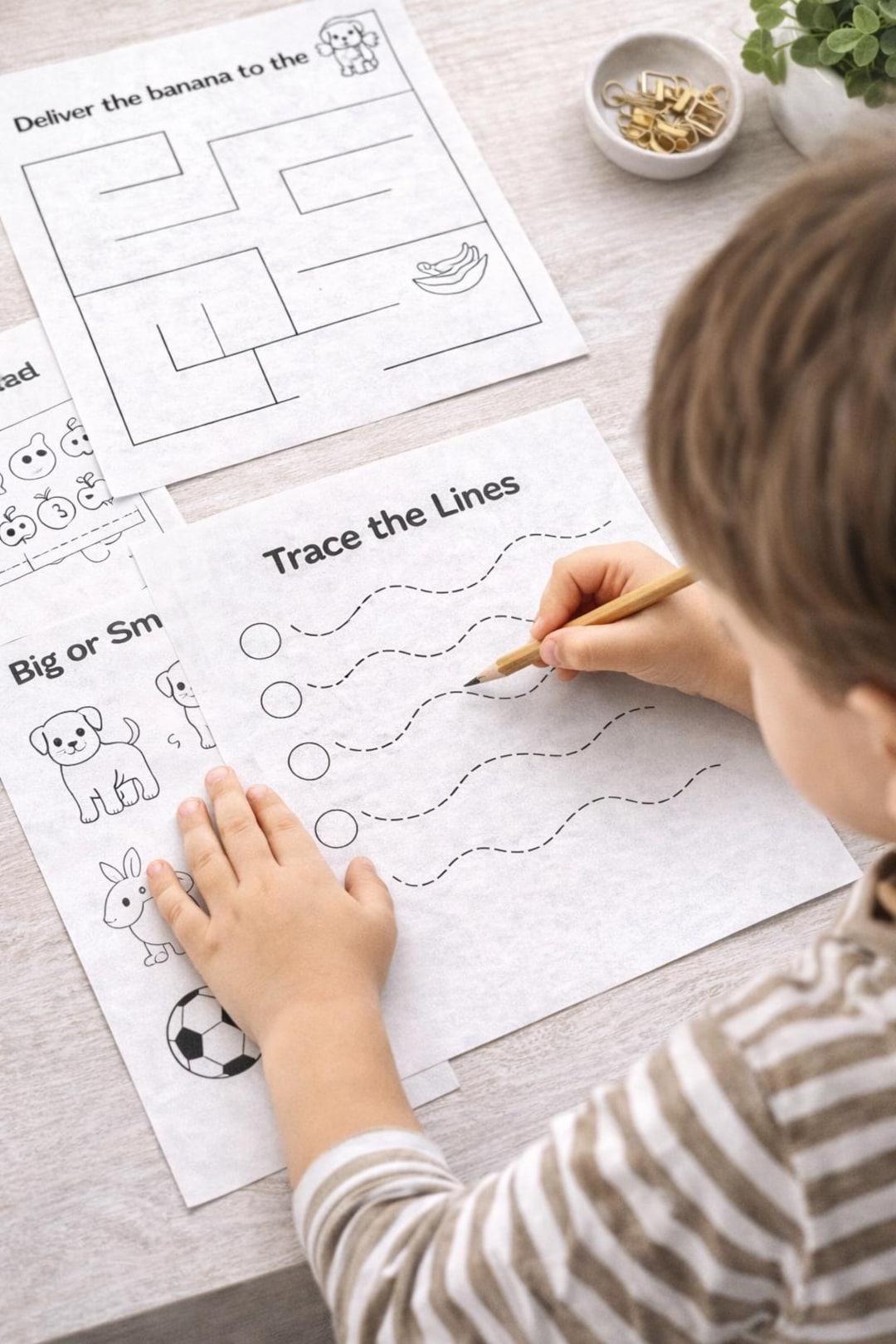 Early Skills Practice Pages - Toddler Activity Learning Bundle - Pre-k ...