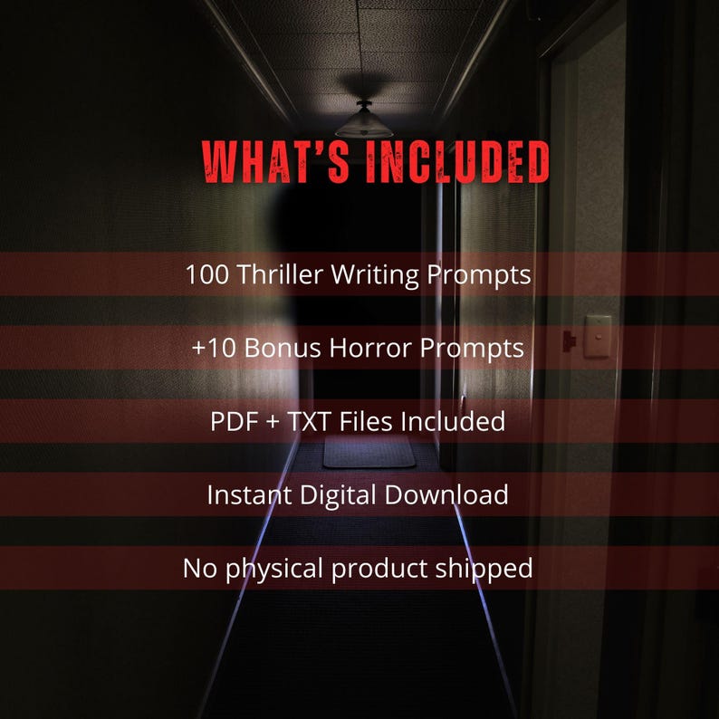100 Thriller Story Prompts | Ai-ready Plot Concepts (digital Download ...