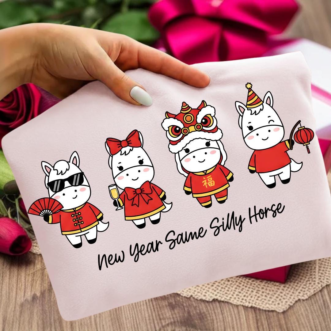 Caballo de Año Nuevo Chino PNG Lindo Caballo del Zodiaco Clipart Año ...