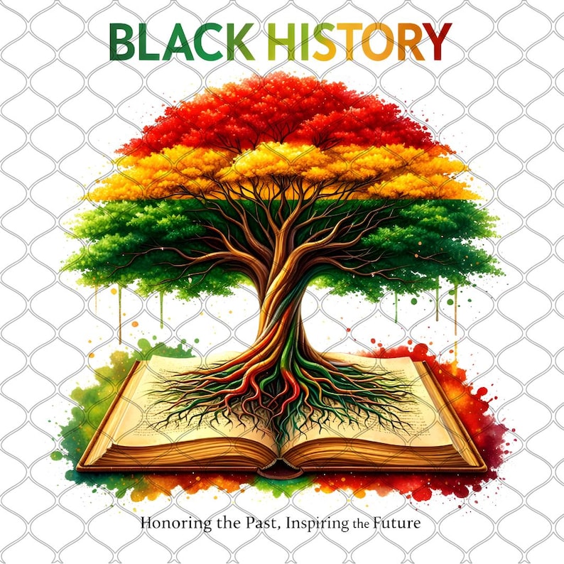 Black History Month Tree of Knowledge PNG, African Heritage Art ...