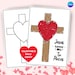 Christian Valentine Craft for Kids Jesus Loves Me Printable Activity ...