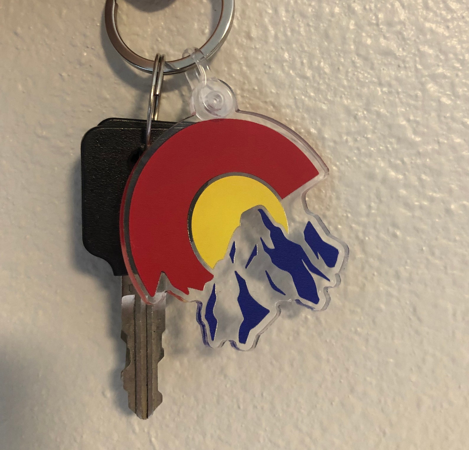 Colorado Keychain, Key Holder, Colorado Gift, Colorado Souvenir ...