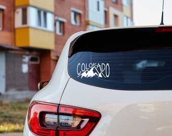 Colorado Sticker. Nature C Colorado Flag Car Bumper Sticker - Etsy