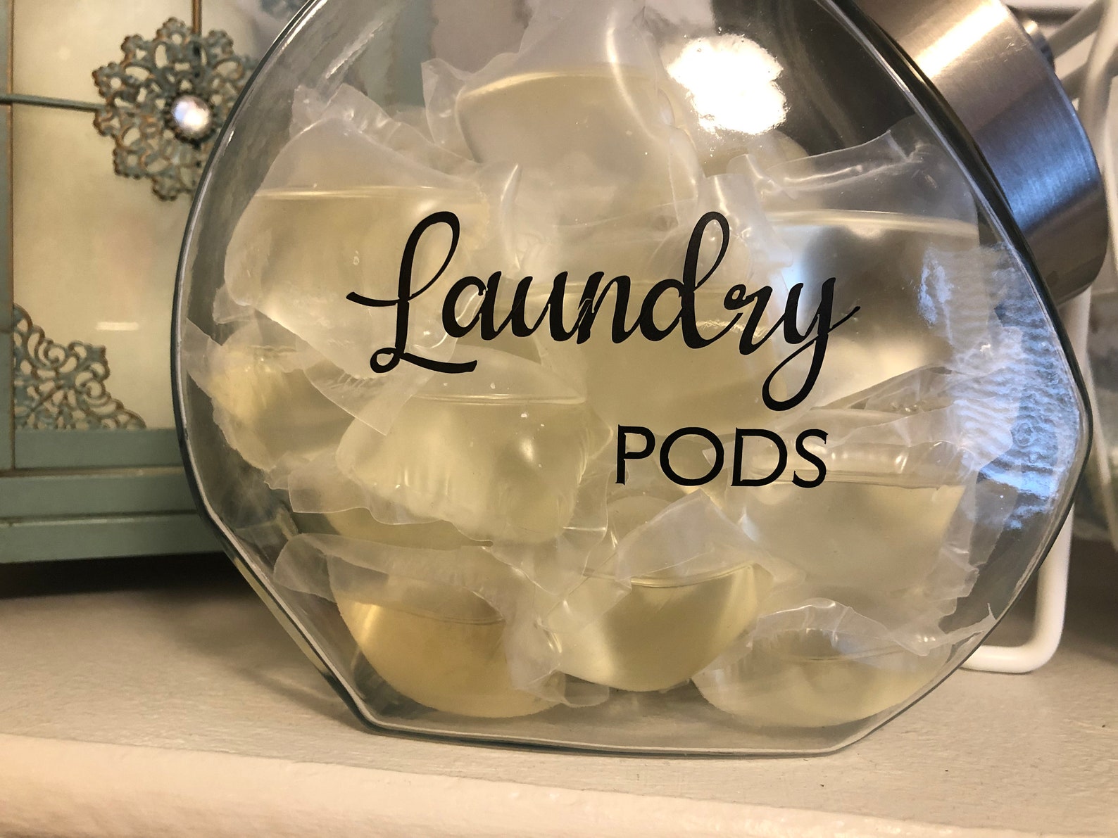 Laundry Labels Custom Laundry Labels Laundry Storage Decal - Etsy