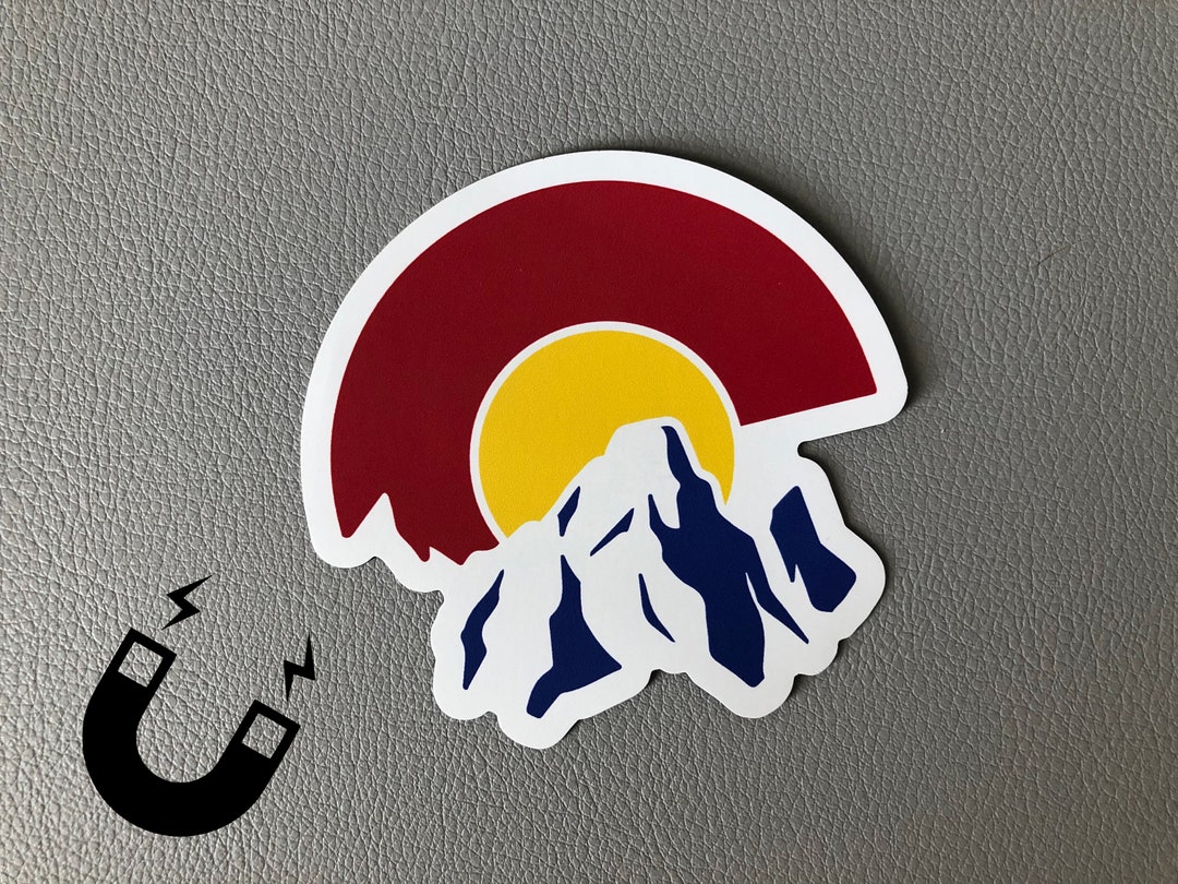 Colorado Magnet, Colorado Mountains, Colorado Flag, Car Magnet ...