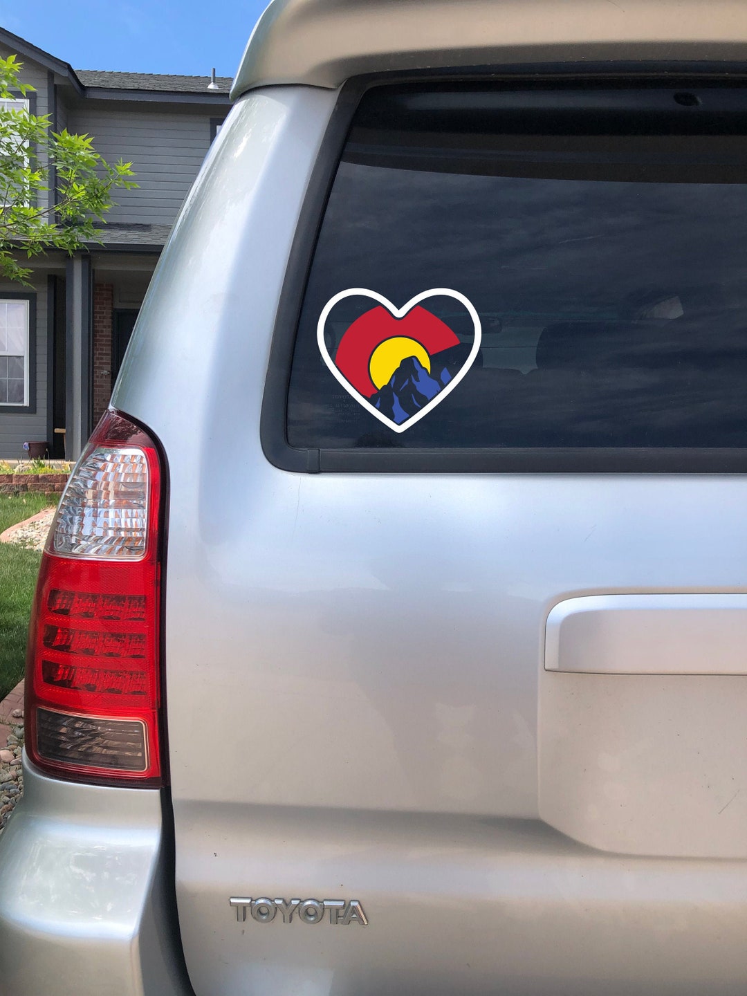 Colorado Heart Sticker, I Heart Colorado, I Love Colorado, Colorado ...