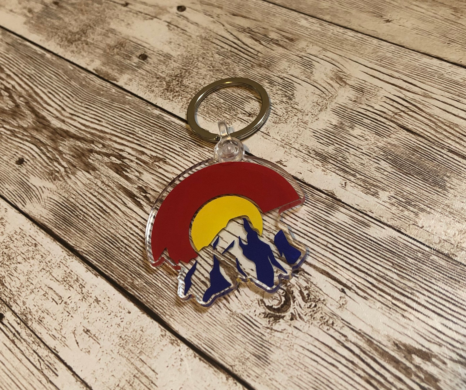 Colorado Keychain Key Holder Colorado Gift Colorado - Etsy