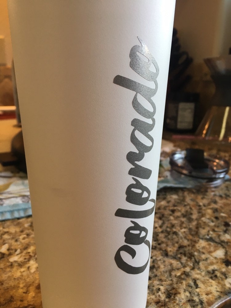 Colorado Yeti Cup Colorado Water Bottle Colorado Tumbler | Etsy