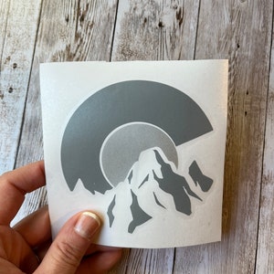 Colorado Mountain Sticker, Multiple Colors, Colorado Sticker, Colorado ...