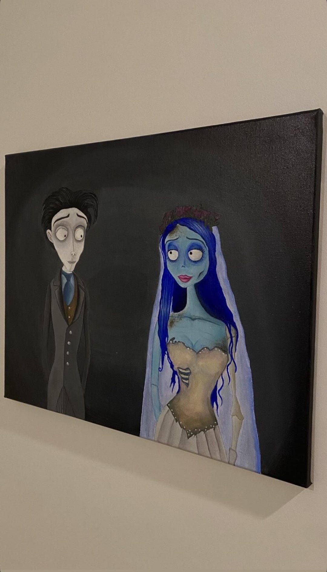 Corpse Bride Painting - Etsy