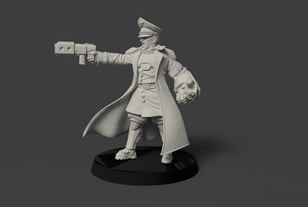 Imperial Lieutenant Colonel - Fantasy Cult Miniatures / Proxy / 28mm ...
