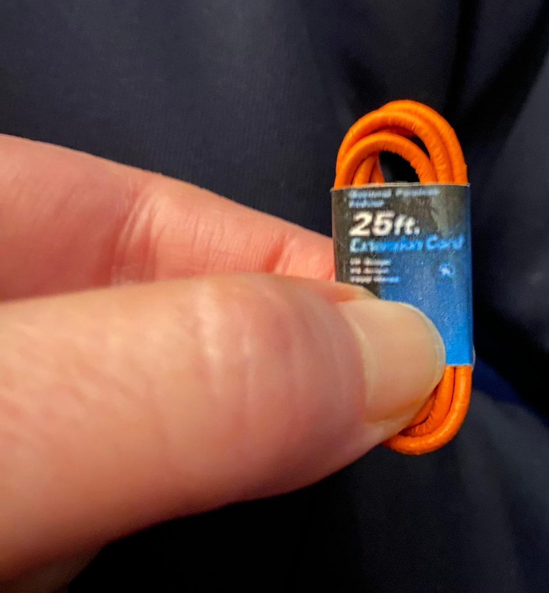 1 Inch Scale Orange Extension Cord Package - Etsy