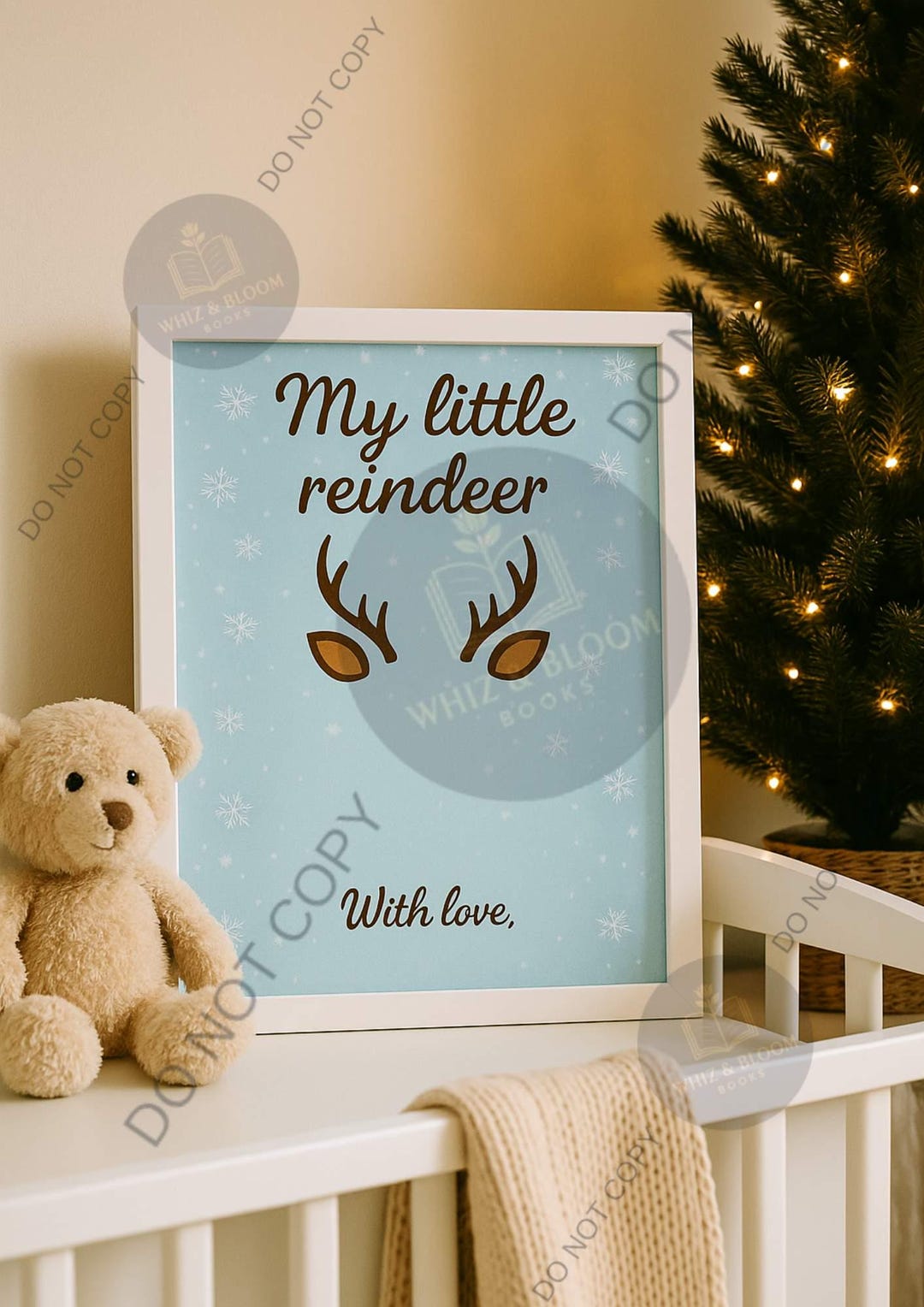 My Little Reindeer Handprint Christmas Keepsake | Kids DIY Craft ...
