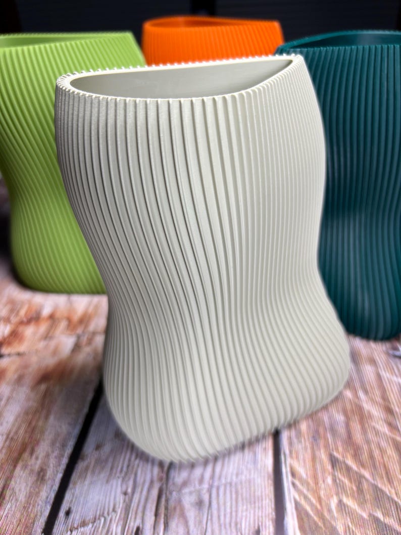 VENA Vase - 3d Printed Minimal Design - Etsy