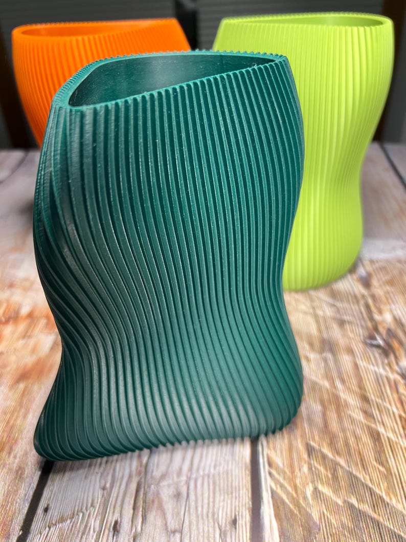 VENA Vase - 3d Printed Minimal Design - Etsy