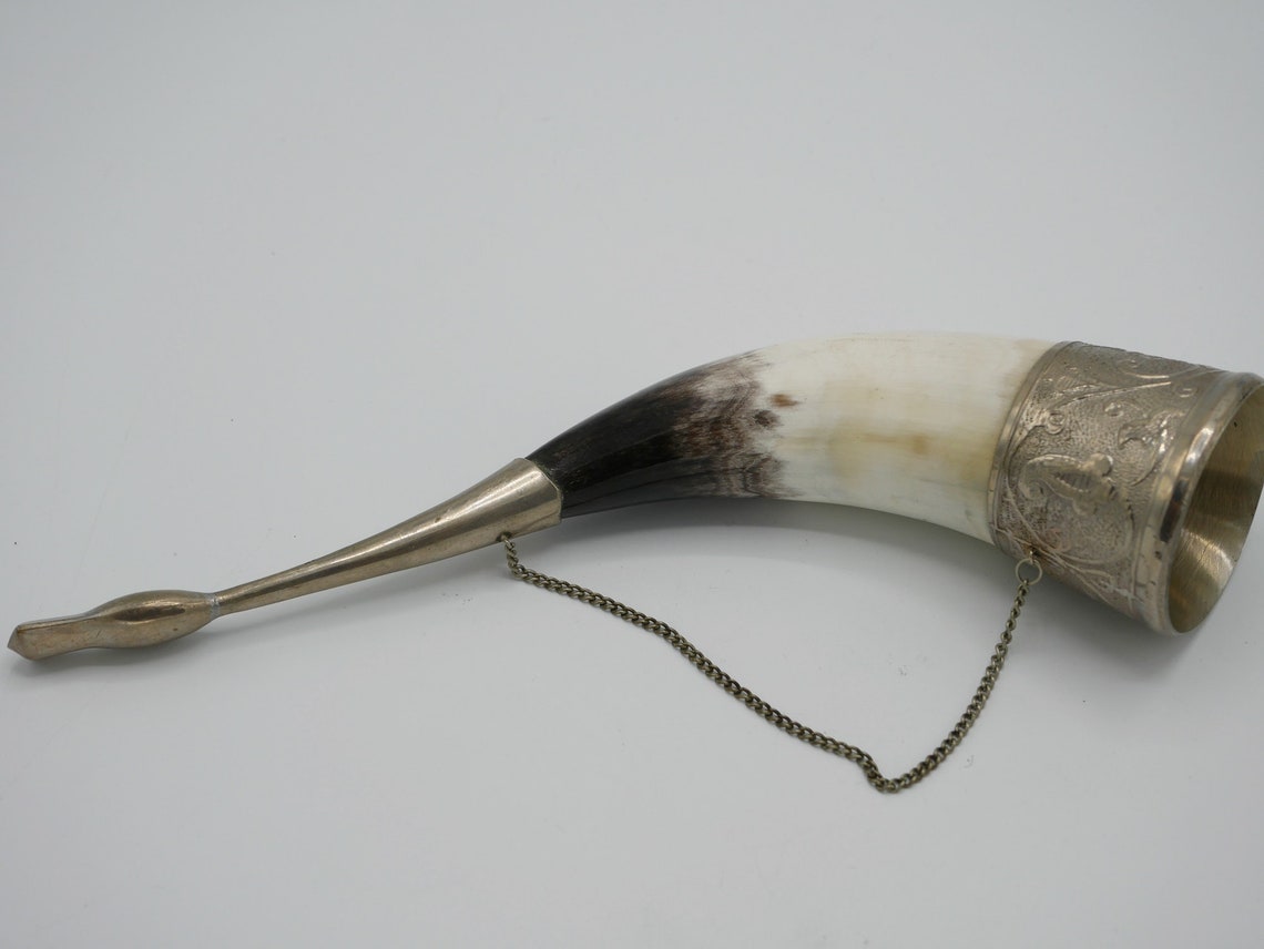 Vintage Scottish Dress Horn Powder Horn 10 Inch Long Dress Horn - Etsy