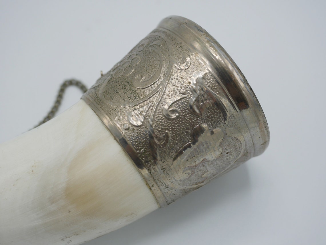 Vintage Scottish Dress Horn Powder Horn 10 Inch Long Dress Horn - Etsy