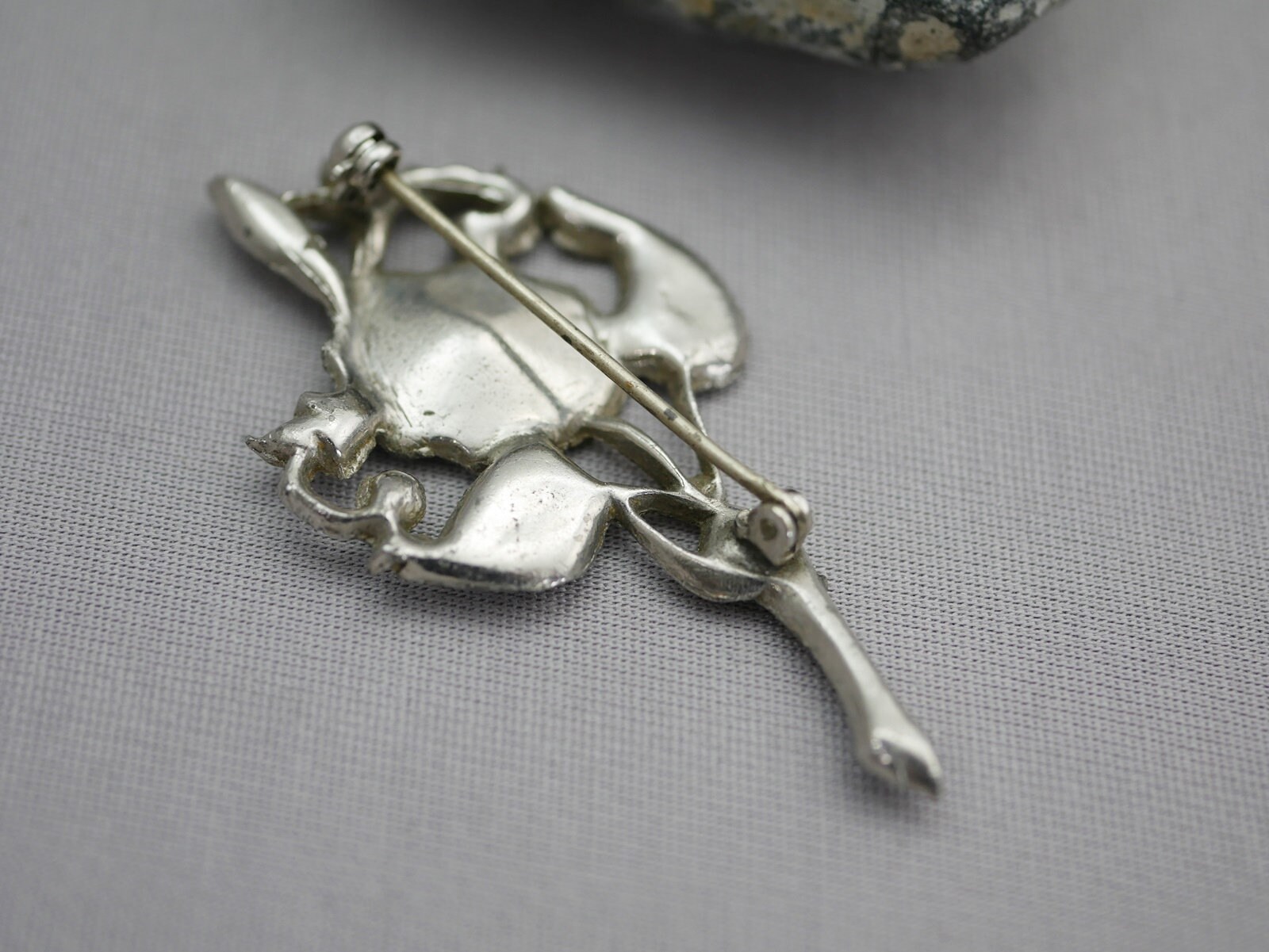 Vintage Marcasite Flower Pin Brooch Sweet Vintage Marcasite Pin CB19 - Etsy