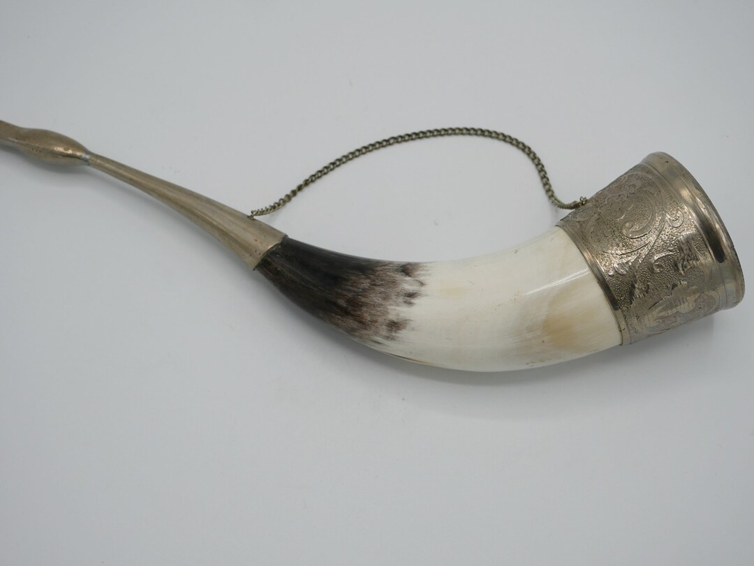 Vintage Scottish Dress Horn Powder Horn 10 Inch Long Dress Horn - Etsy