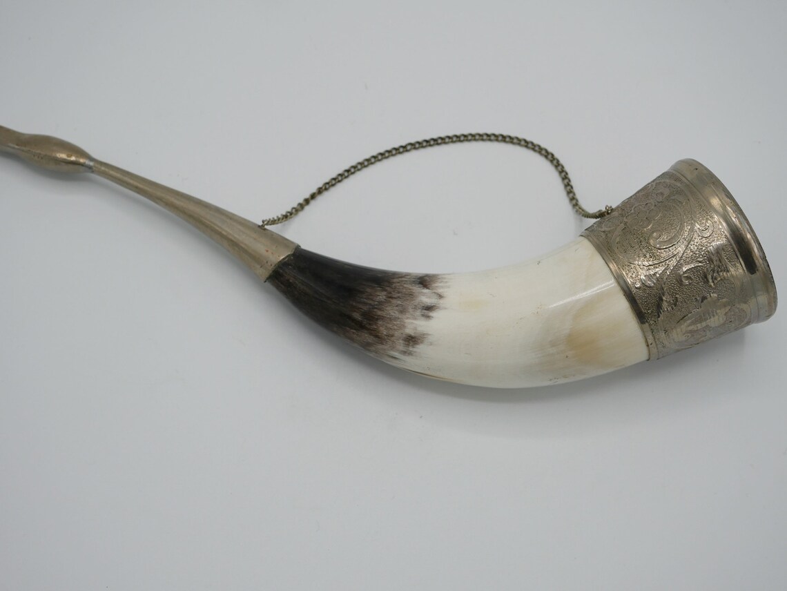 Vintage Scottish Dress Horn Powder Horn 10 Inch Long Dress Horn - Etsy