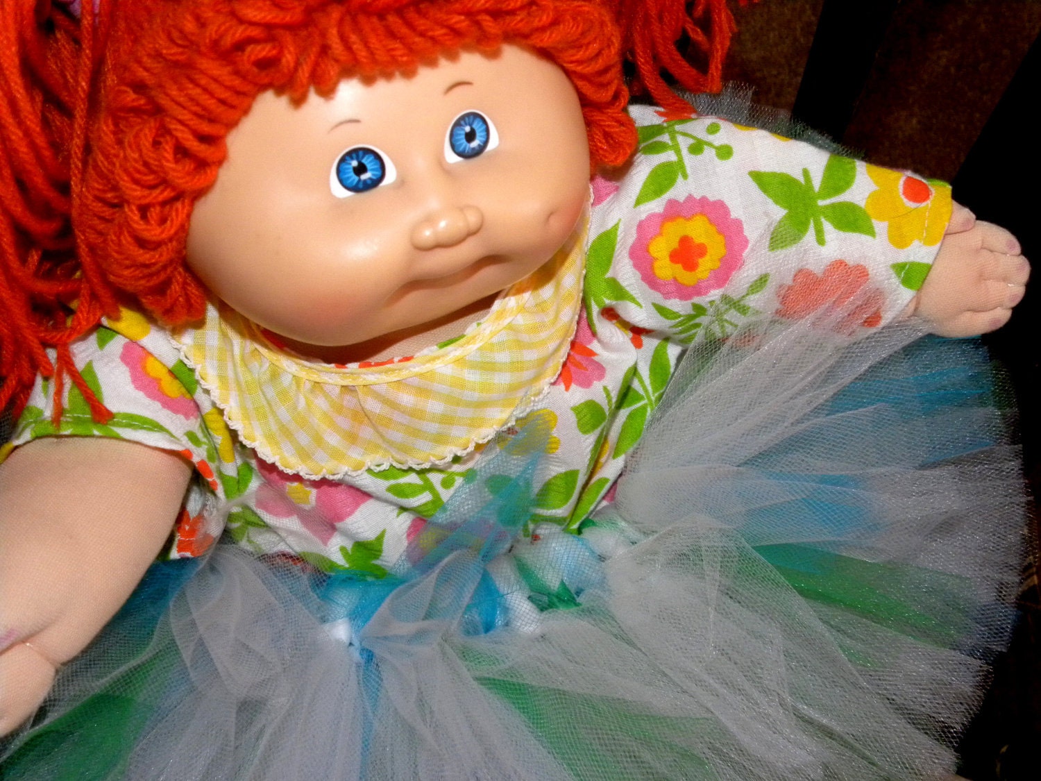 Doll Tutu: Turquoise Blue Green & White Cabbage Patch Doll | Etsy