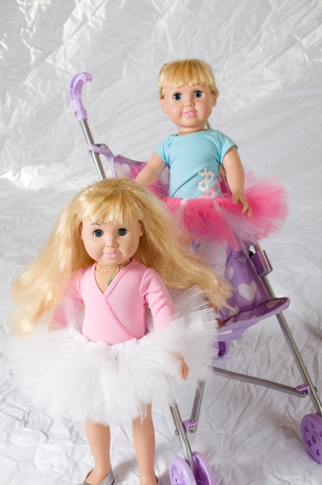 Baby Doll Tutu: CUSTOM Tutu for 18 Doll or American Girl Doll Easter ...