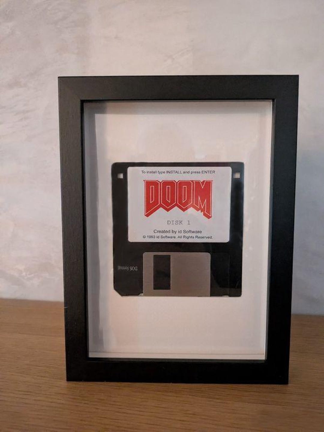 DOOM Floppy Disk Frame - Etsy