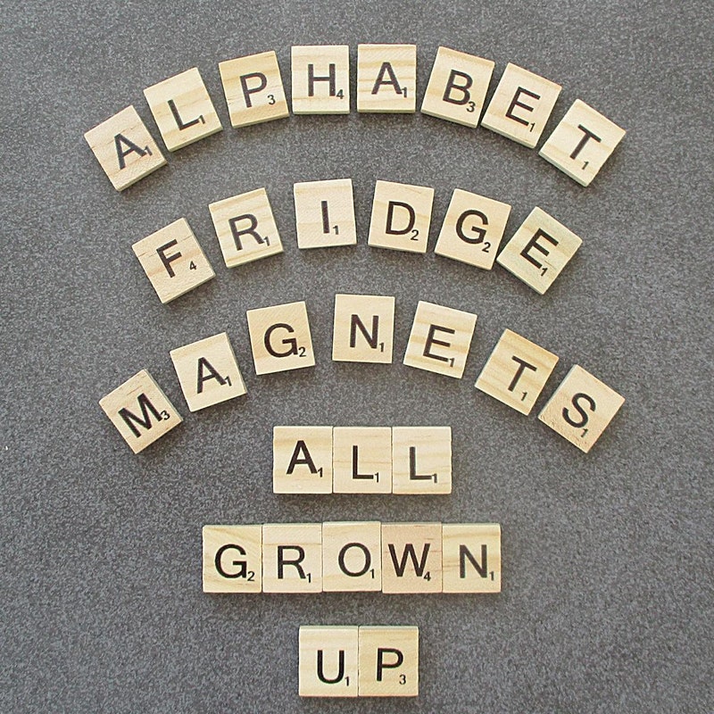 Scrabble Tile Magnet - Etsy