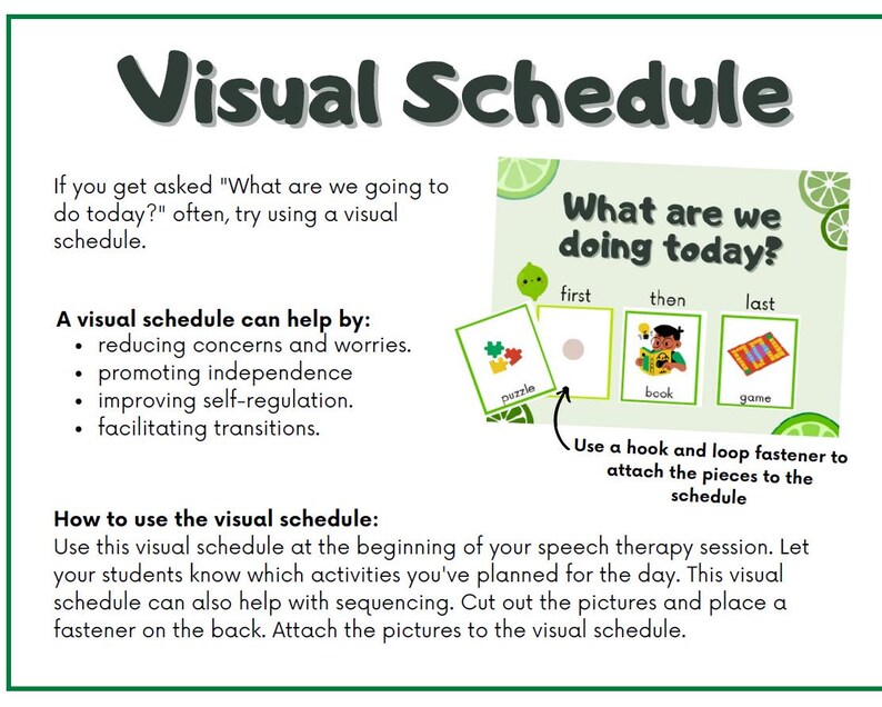 Daily Visual Schedule for Kids – Printable Routine Cards ADHD Autism ...
