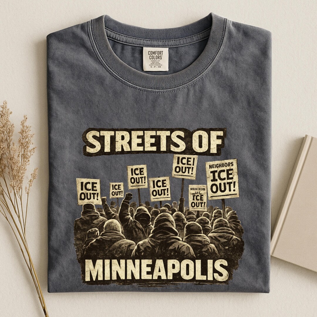 Comfort Colors Minneapolis 'ice Out' Protest Shirt - Etsy