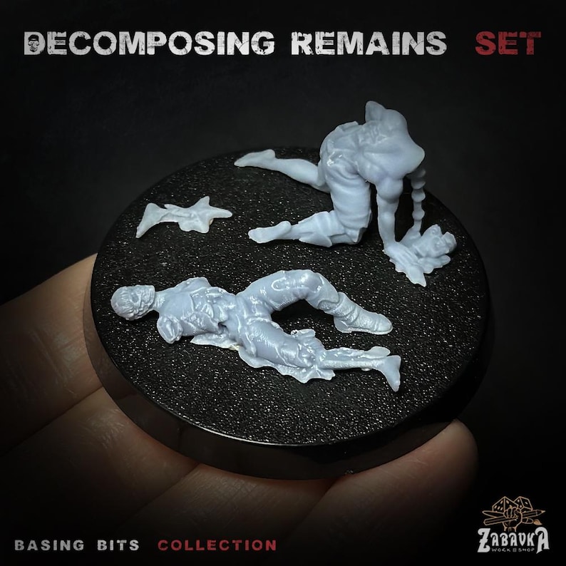 25x Rotting Corpses Basing Bits | Warhammer 40k Aos Death Guard Flesh ...