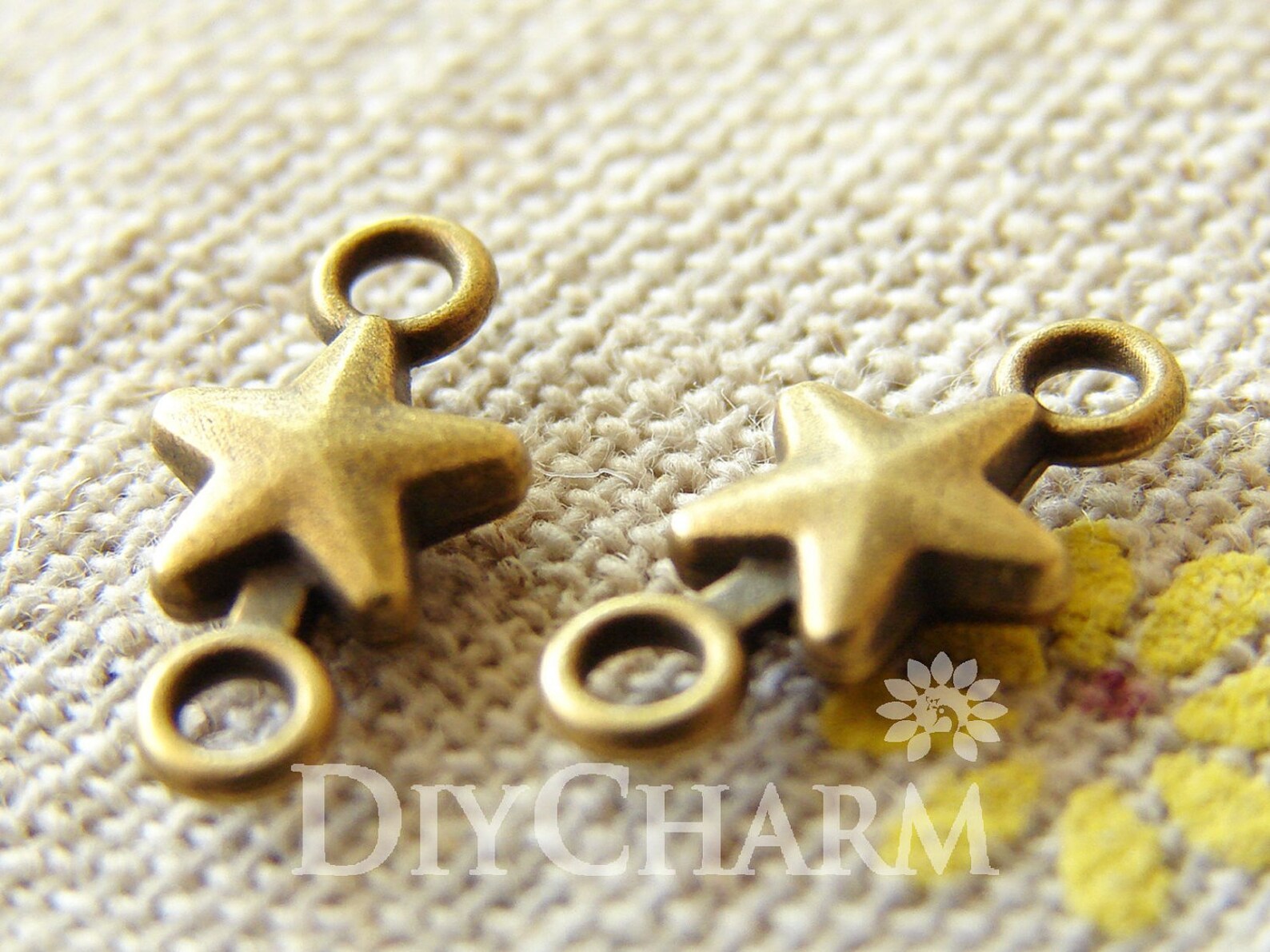 Antique Bronze Pentacle Star Connectors 15x7mm 20pcs - Etsy
