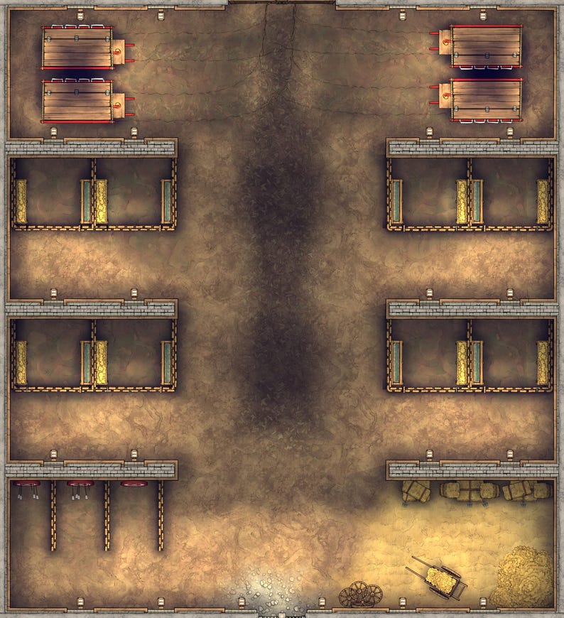 Custom TTRPG Battle Map | Fantasy Tabletop Design (up to 24x32 ...