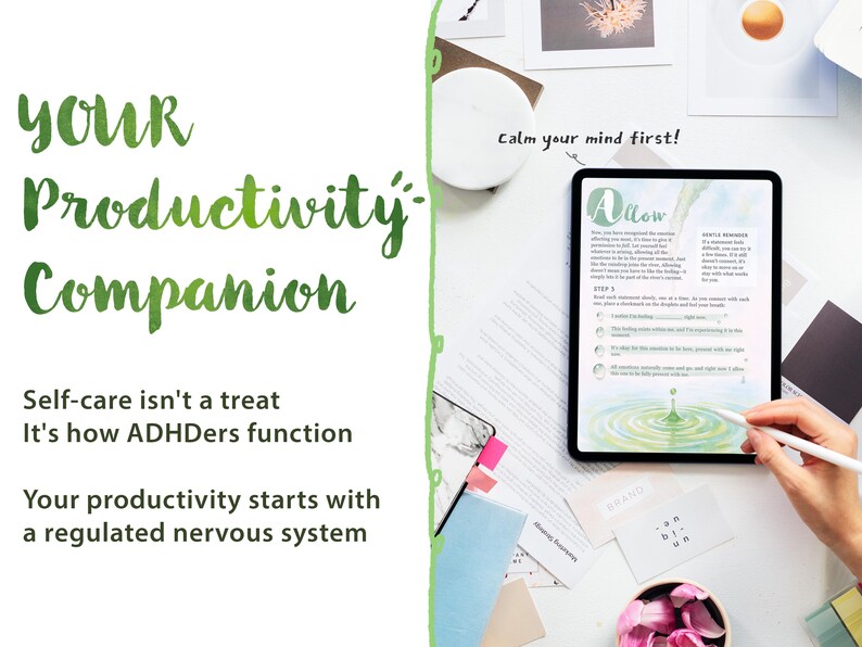 ADHD Self-care Bundle, Emotional Regulation Journal & Toolkit ...