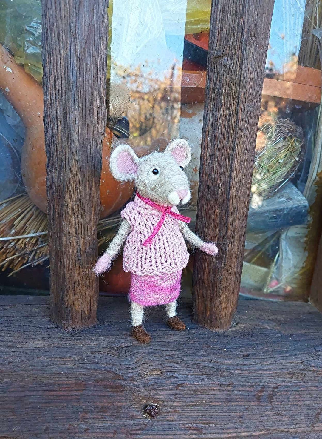 Little Mouse Doll for Mouse Lovers Needle Felted Gift - Etsy