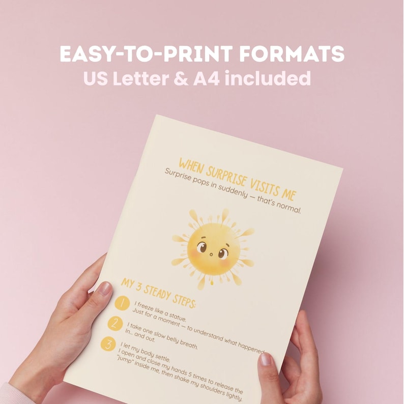 Calm Down Corner Printables for Kids, Emotional Regulation Posters ...