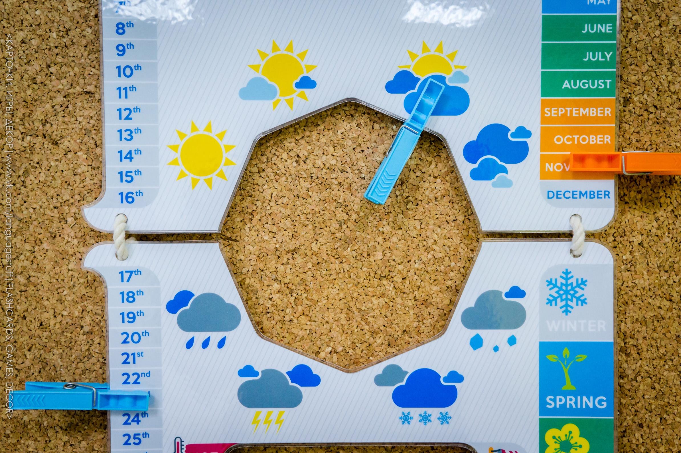 Calendar + Weather Chart for Classroom Decor. Printable Craft, PDF. - Etsy