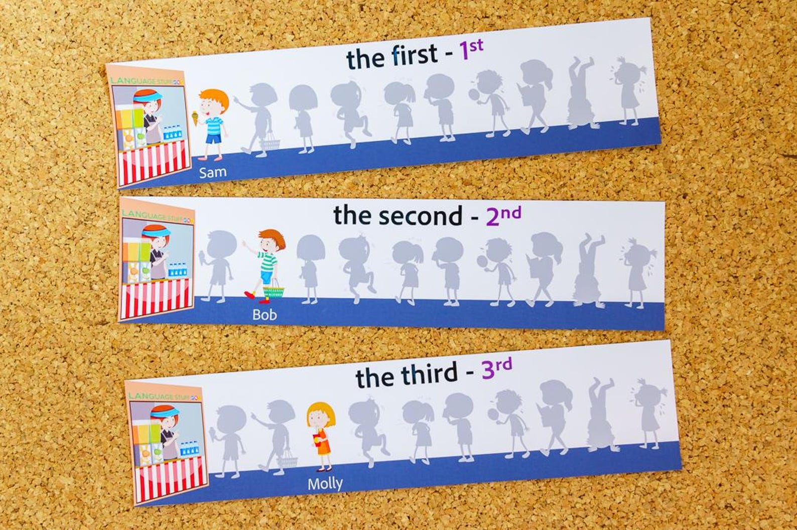 Ordinal Numbers Bundle 5-in-1. Printable PDF. - Etsy