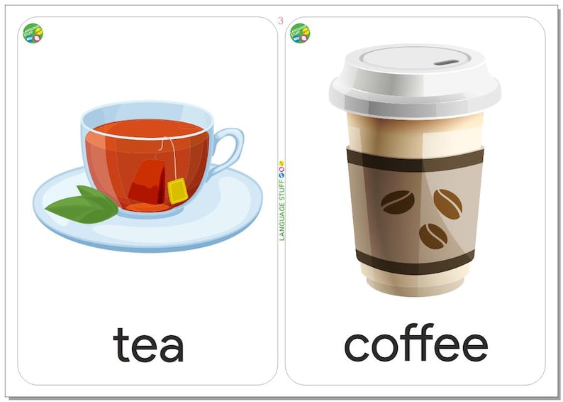 192 Food & Cooking Vocabulary Flashcards. Printable PDF. - Etsy