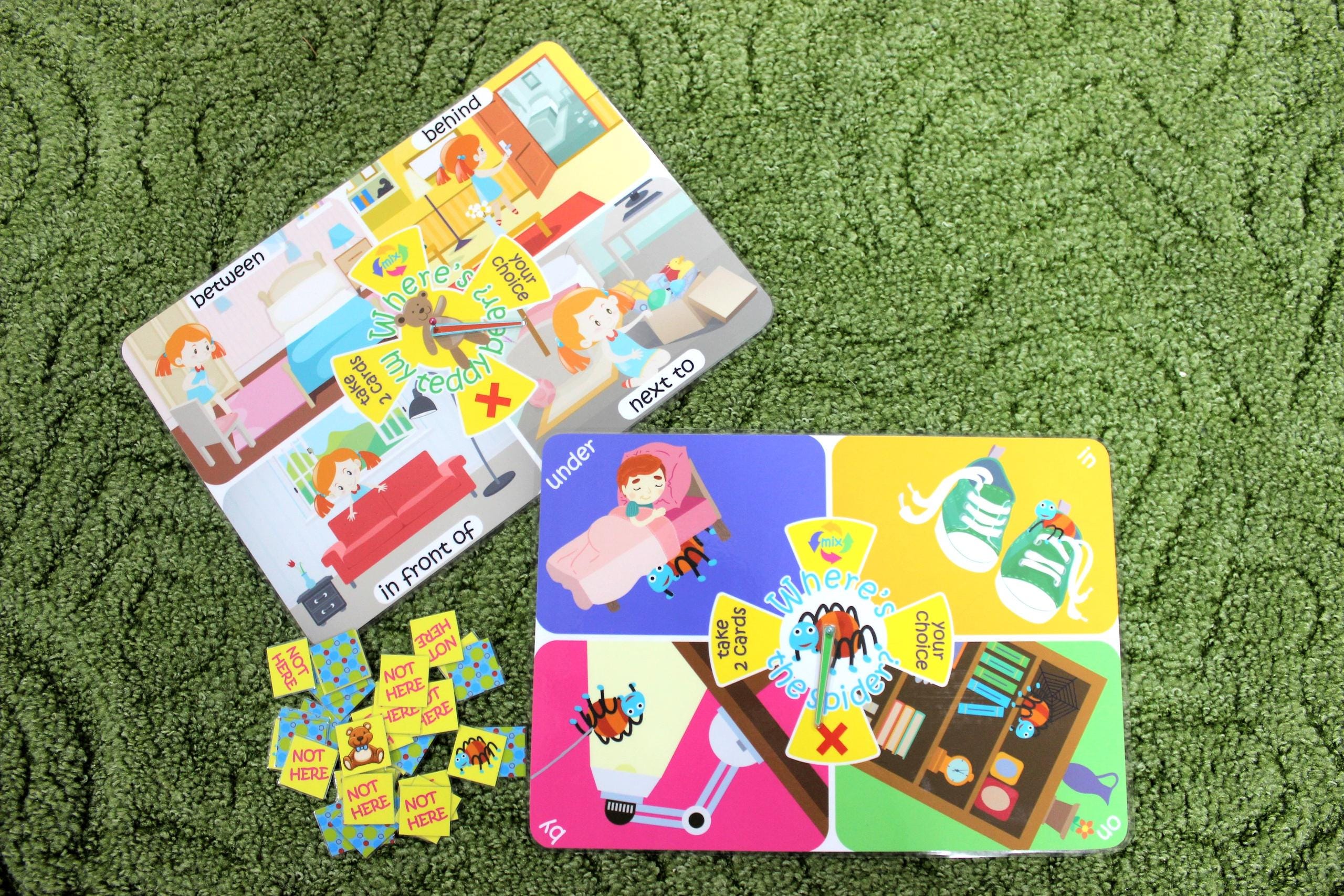 Prepositions Games. Printable Pdf. - Etsy