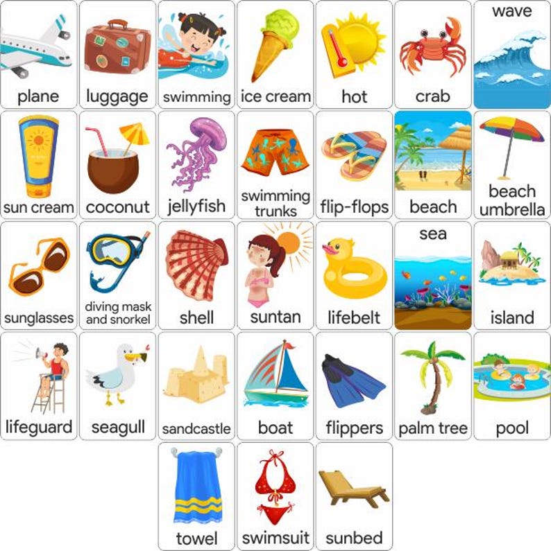 Summer Games Bundle 9-in-1. Printable PDF. - Etsy